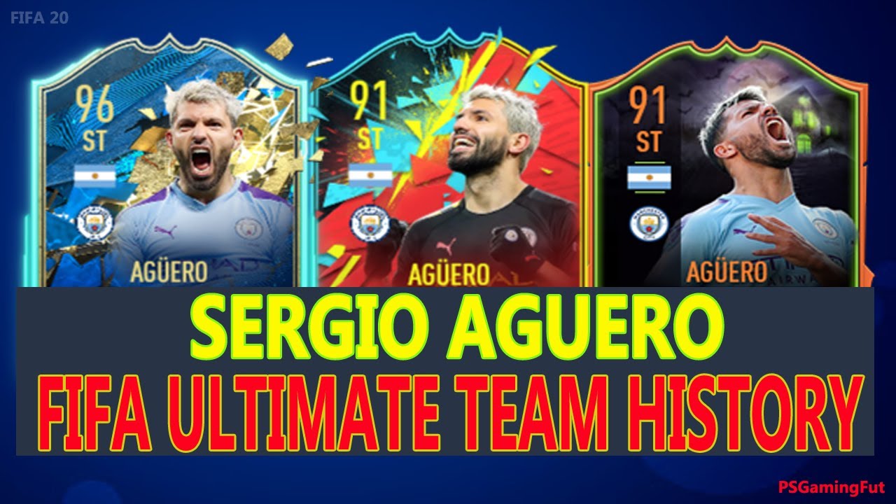 SERGIO AGUERO FIFA ULTIMATE TEAM HISTORY 🔥😱| FIFA 10 - FIFA 20 - YouTube