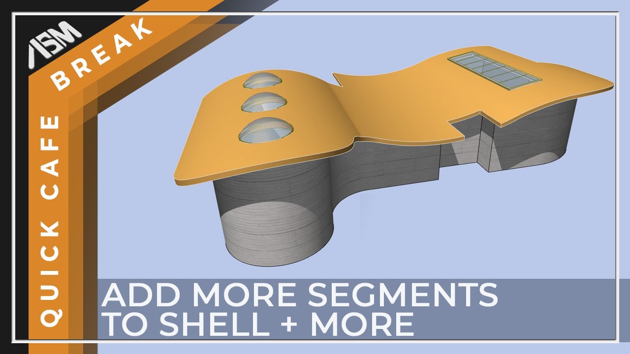How to add more segments to Shell tool and more in ARCHICAD - YouTube