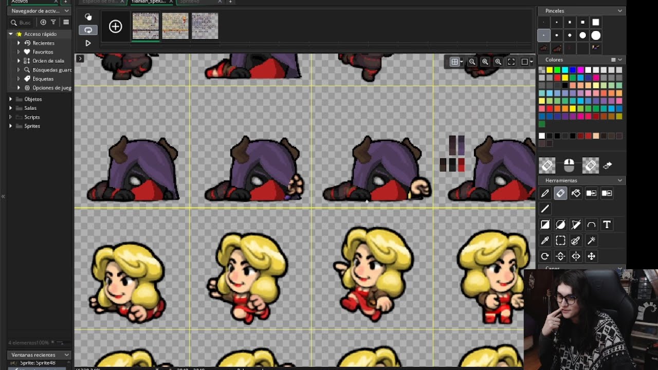 Spelunky 2 - Speedruns and making sprites 13/06/2022 - YouTube