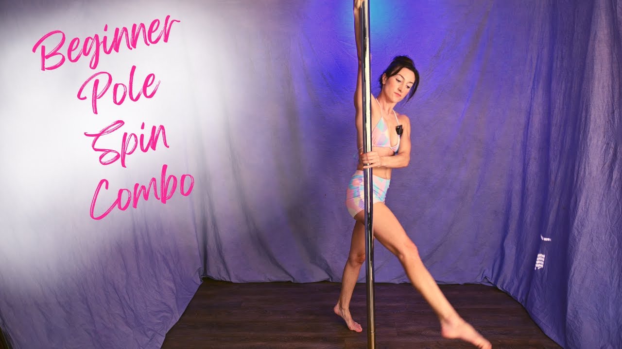 Beginner Pole Dancing Spin Combos: Using the Front and Back Hook - YouTube