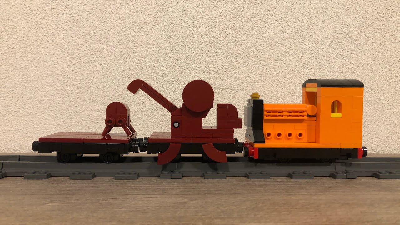 Lego narrow gauge breakdown train - YouTube