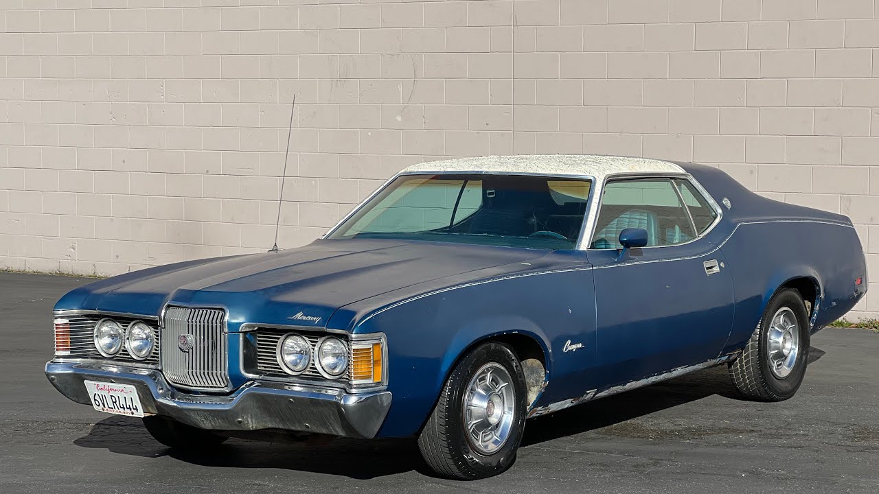 1972 Mercury Cougar XR7 - YouTube