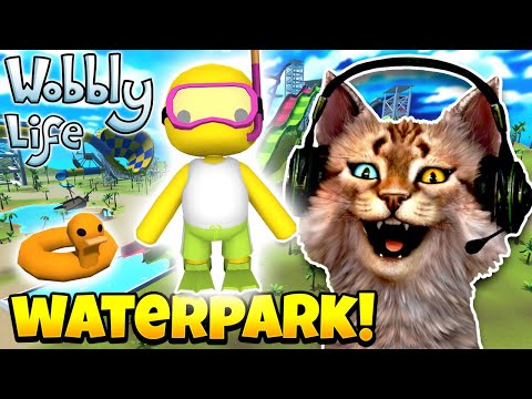 AKU LIBURAN KE WATERPARK TERBESAR DI DUNIA WOBBLY !! 😻 - Wobbly Life Indonesia
