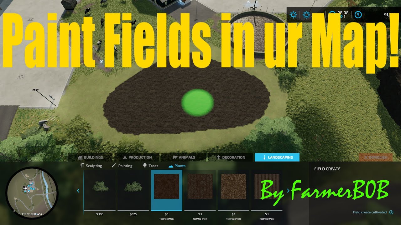 Paint Fields directly in your map This Way! - YouTube
