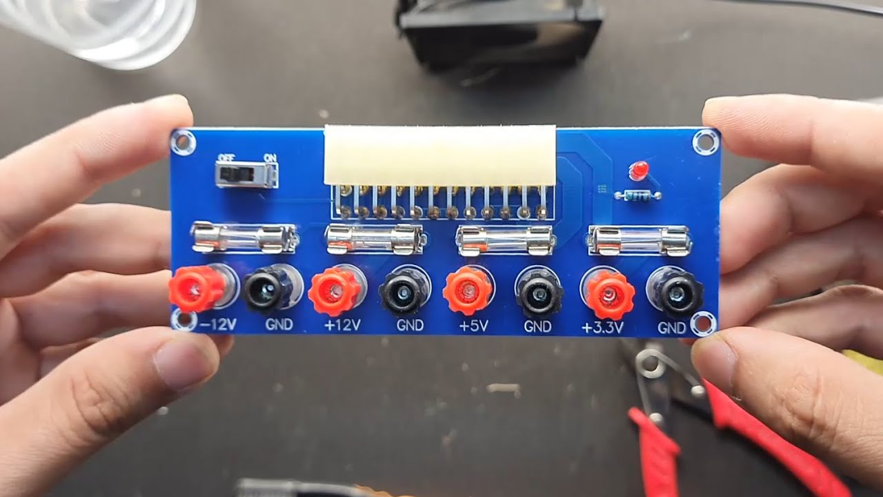 Assembly of ATX Power Supply Breakout Module - YouTube