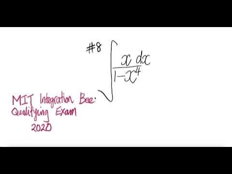 #8 2020 MIT Integration Bee Qualifying Exam - YouTube