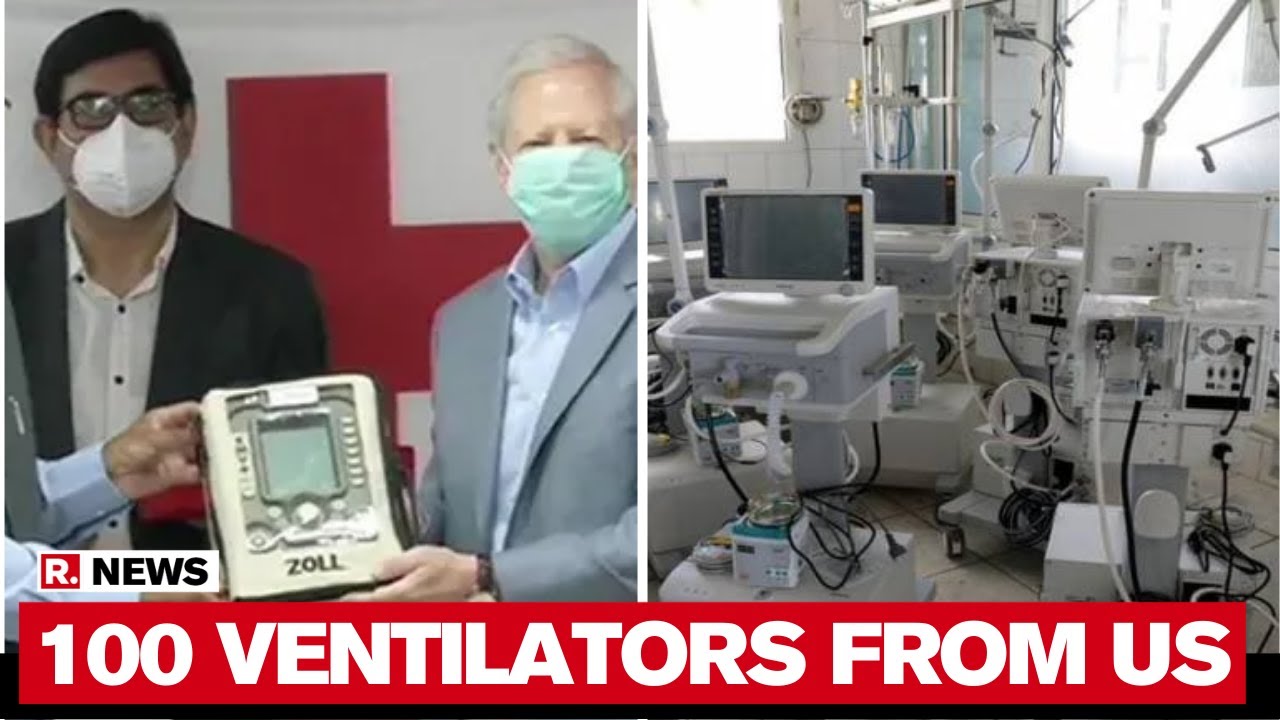 US Ambassador To India Hands Over First Consignment Of 100 Ventilators ...