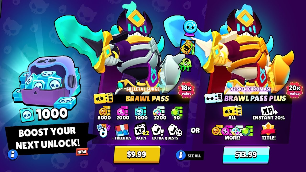 *New* Skeletal Surge skin in Brawl Stars! ☠️ - YouTube