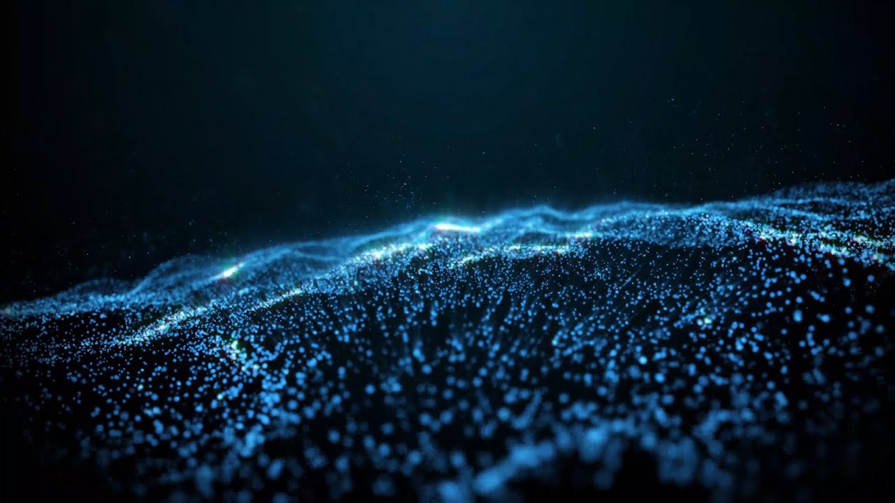 4K Blue Particles Background - Animated Background - YouTube