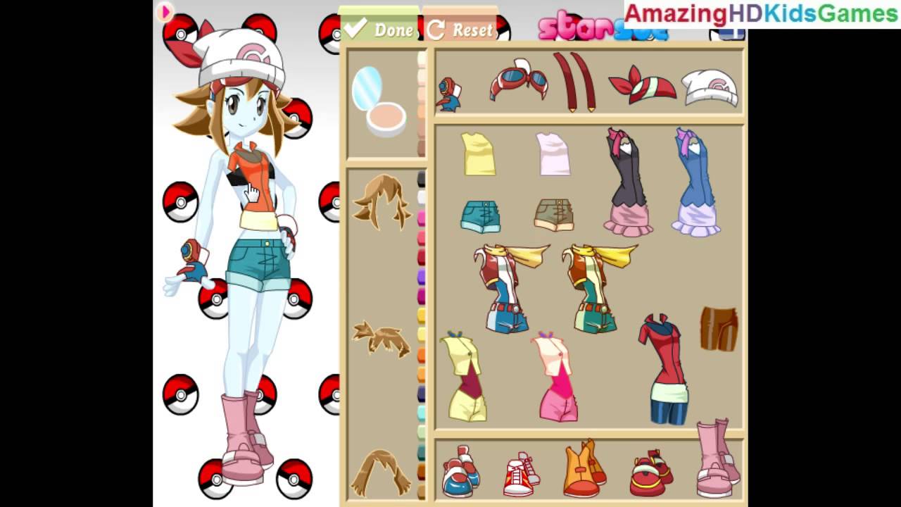 Pokemon Ranger Solana Dress Up WalkThrough Gameplay Part 1 - Dressing ...