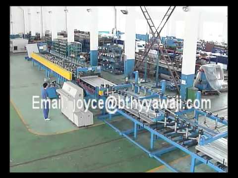 high speed fully automatic track cutting roofing sheet roll forming ...