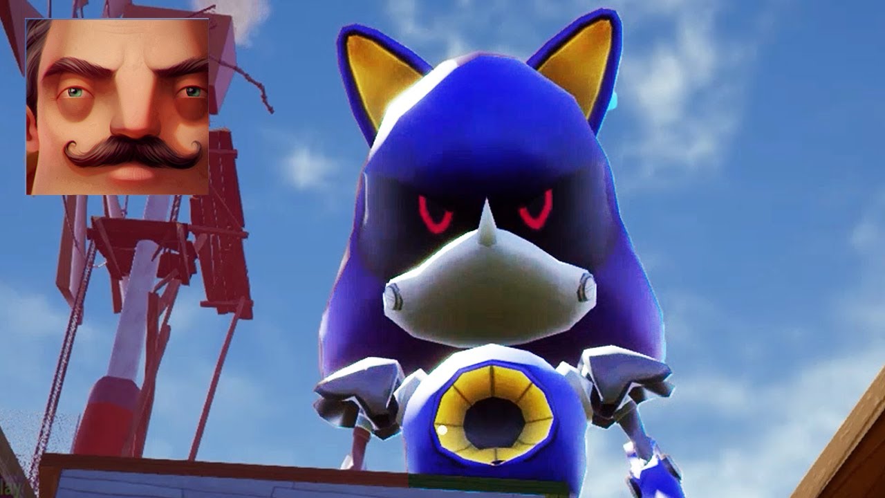 Hello Neighbor - My New Neighbor Big Sonic Metal the Hedgehog Act 2 ...