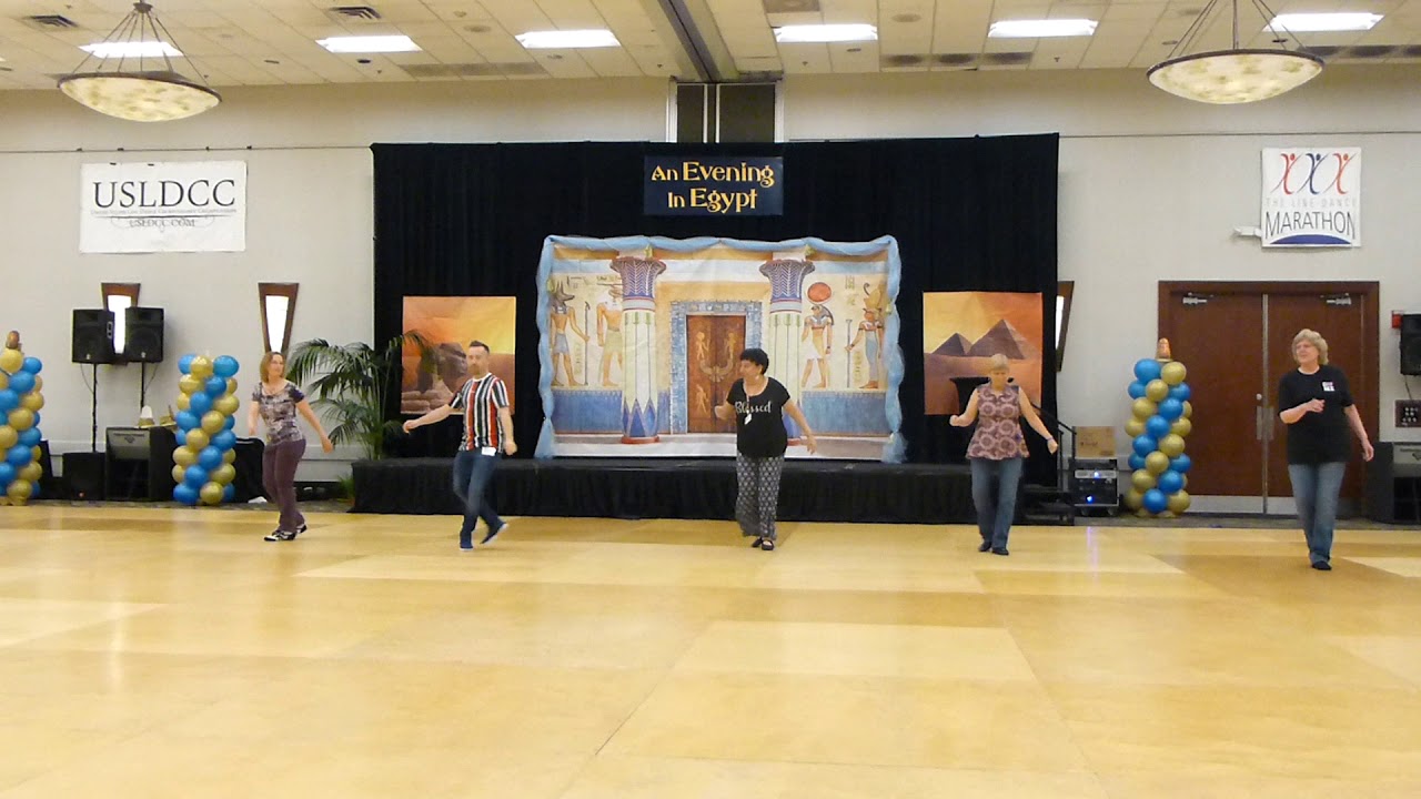 Habibi Line Dance by Gary O'Reilly Demo @ 2019 Marathon - YouTube