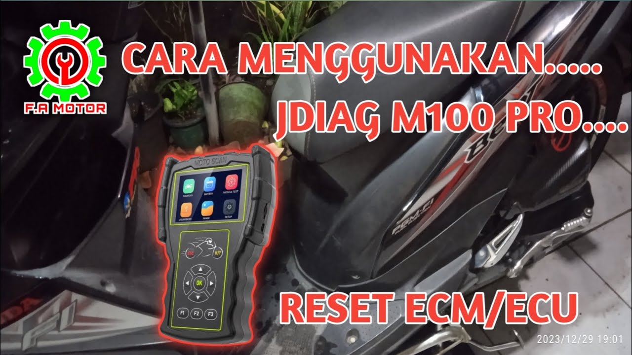 CARA MENGGUNAKAN JDIAG M100 PRO PADA BEAT FI 110 ||DIAGNOSA ANALISA DAN ...