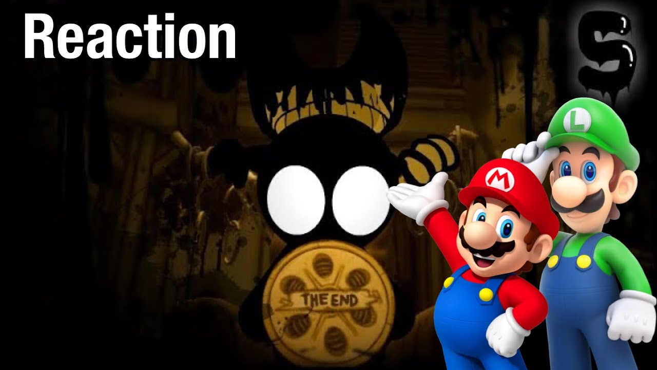 Mario and Luigi react to, "Stickman vs Bendy and the Ink Machine ...