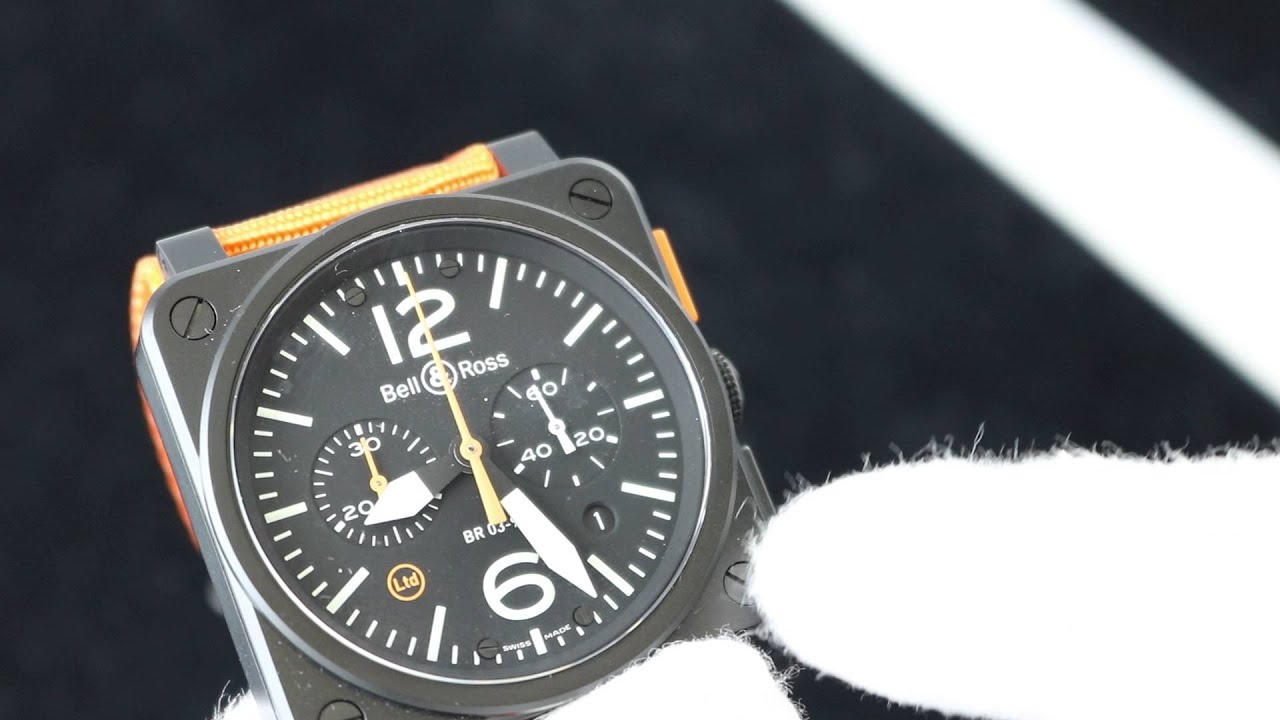 Bell & Ross BR 03-94 Carbon Orange Luxury Watch Review - YouTube
