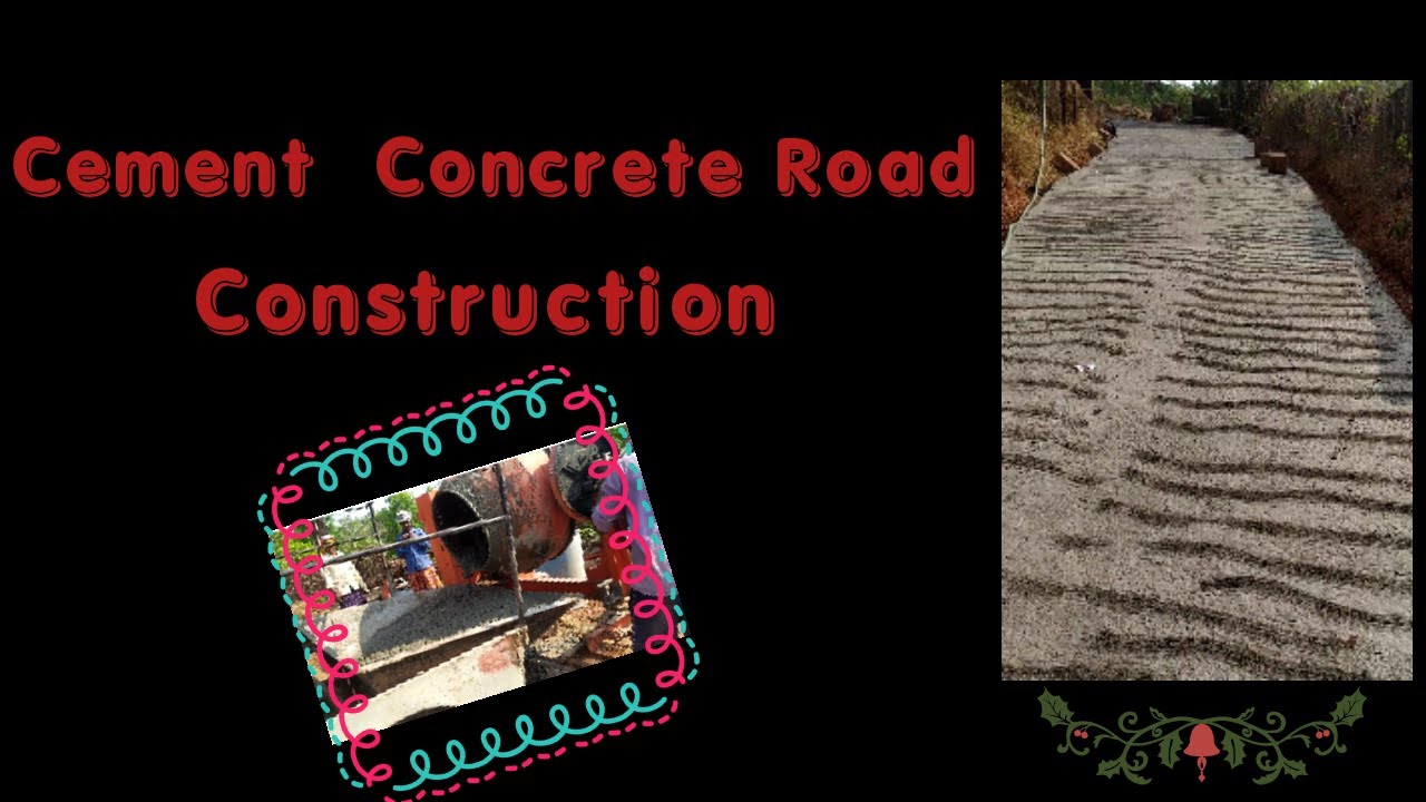 Concrete Road | Construction | Making of CC Road | Complete Process ...