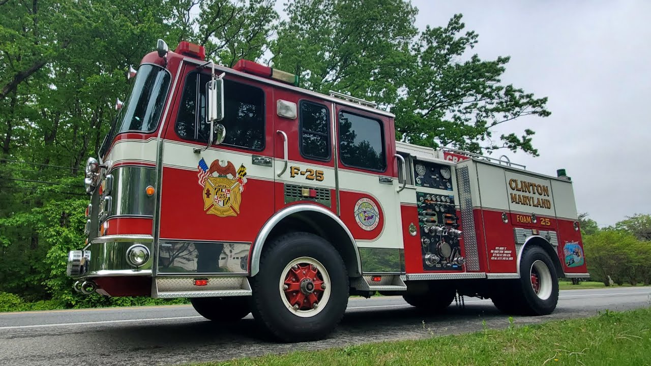 Foam 25 from the Clinton Volunteer Fire Department Co. 25 of Prince ...