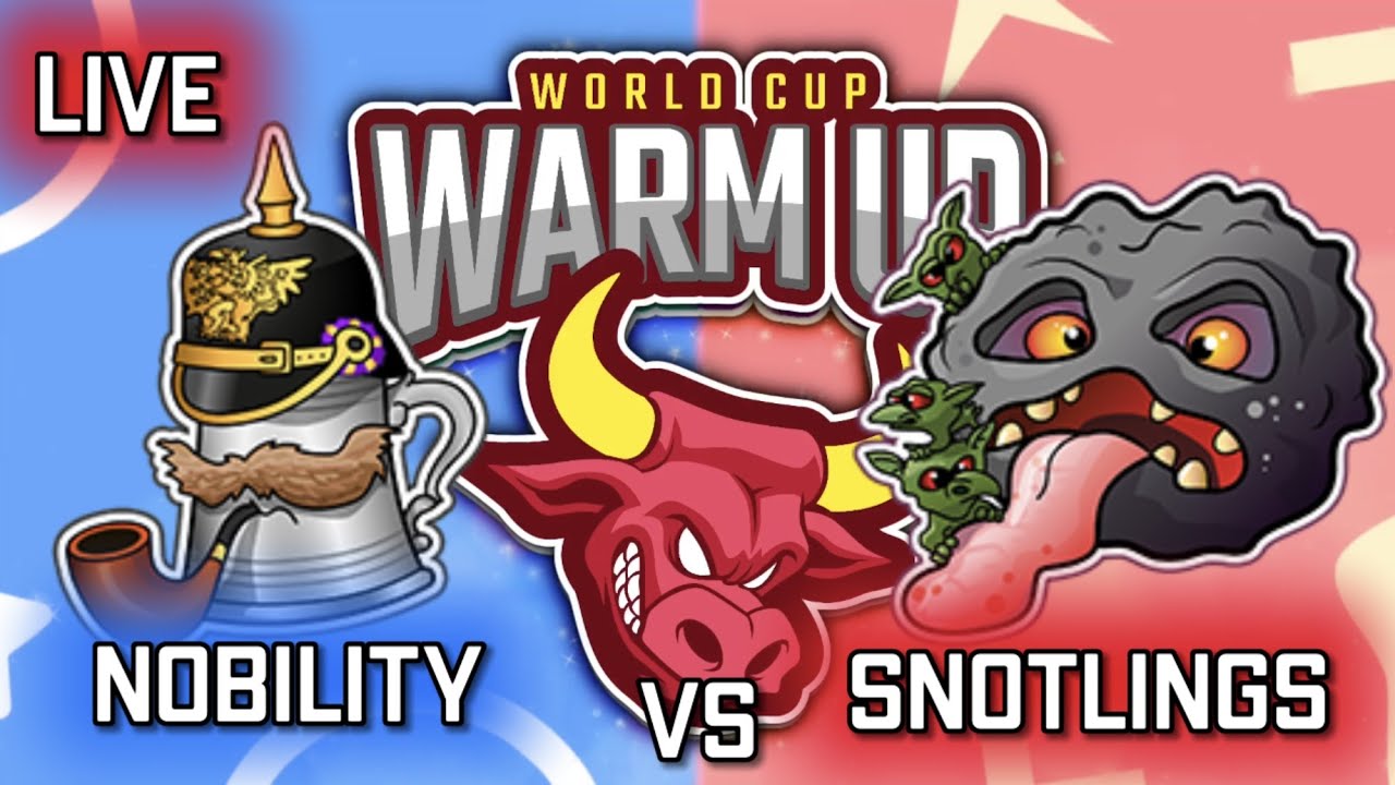 LIVE Blood Bowl - Nobility vs Snotlings | World Cup Warm Up (Bonehead ...