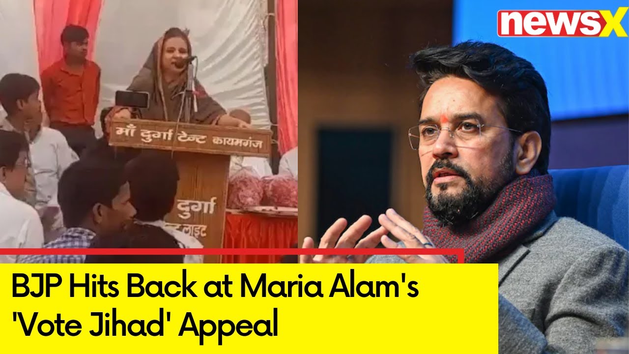 'Vote Jihad won't work, people are well aware' | BJP Hits Back at Maria ...