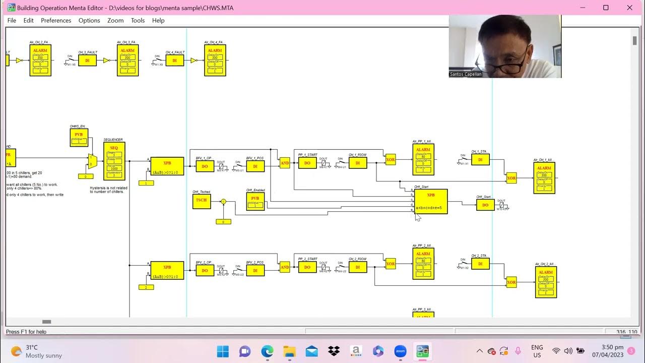 AIR COOLED CHILLER CONTROL LOGIC PROGRAM. Part 1. - YouTube