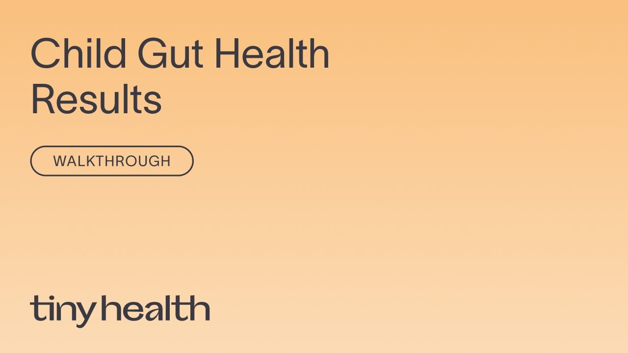 How to Read Your Child's Gut Health Test Results - YouTube