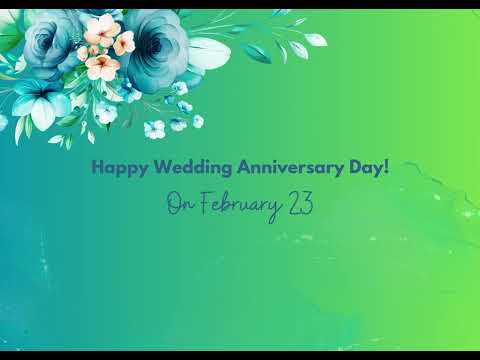 23 February Wedding Anniversary Day Status | Wedding Anniversary Day Whatsapp Status |#23February