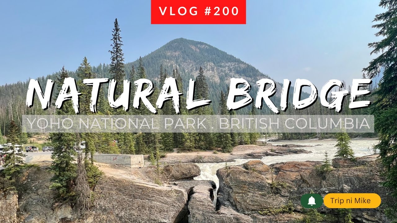 Trip to Natural Bridge | Day Tour in Yoho National Park, BC - YouTube