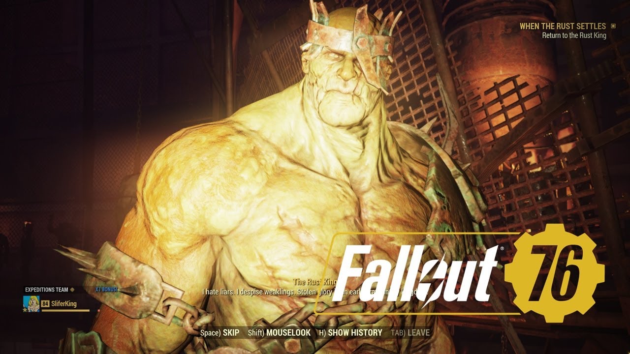 Return to The Rust King (Fallout 76: Burning Springs) #7 - YouTube