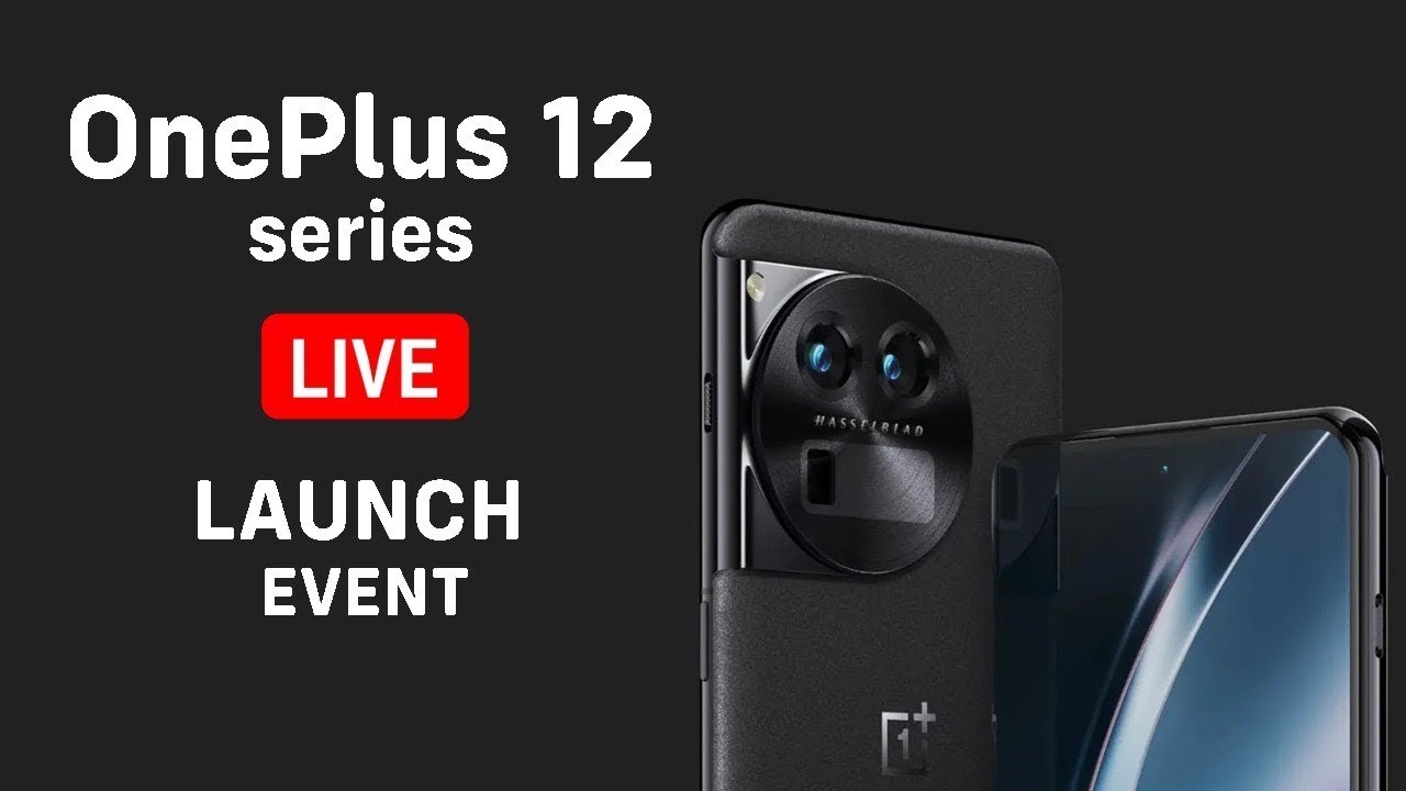OnePlus 12 Live Launch Event - YouTube