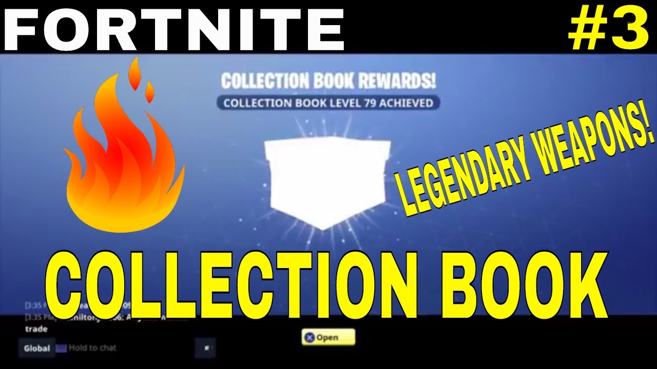 Fortnite - LEGENDARY WEAPONS AND MORE GOING IN TO THE COLLECTION BOOK ...