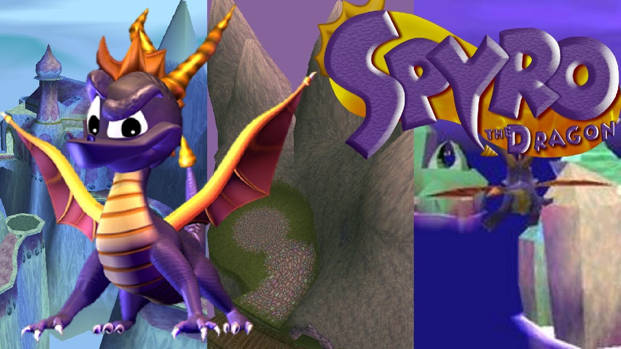 Spyro the Dragon (PS1) || Wizard Peek / Blowhard / Crystal Flight ...