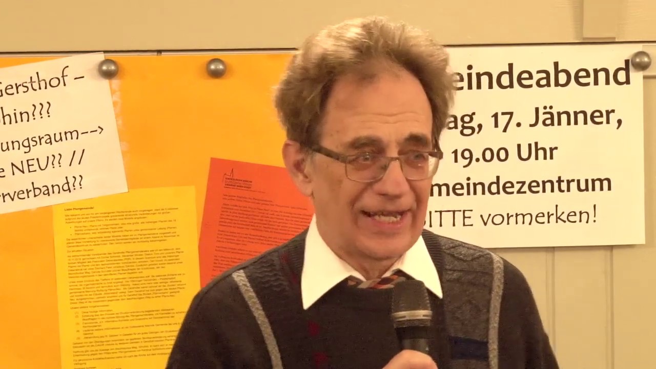 Gemeindeabend Zukunft der Pfarre, 17.1. 2020 -- Bernhard Schleser - YouTube