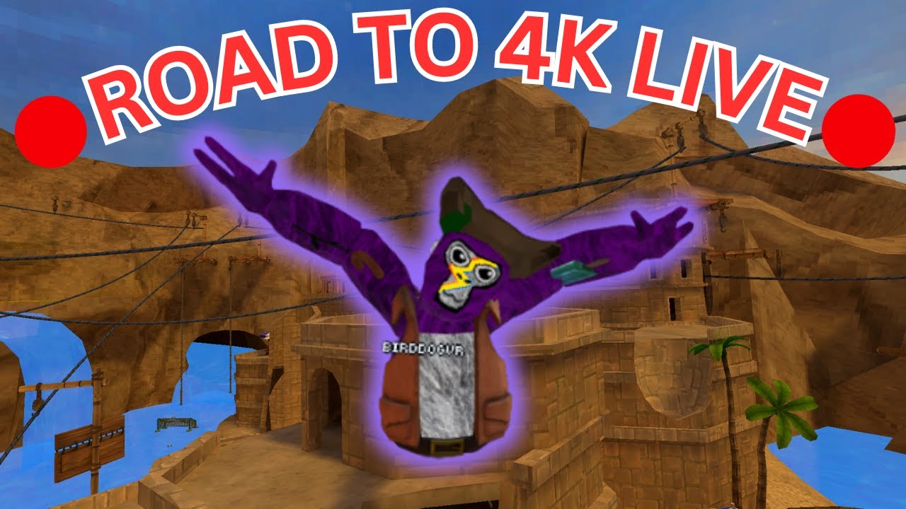 🔴LIVE🔴PLAYING WITH VIEWERS (ROAD TO 4K!!) - #live #gtag #gorillatag ...