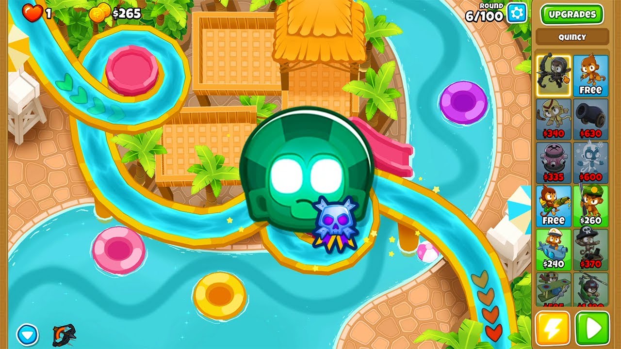 BTD 6 - Water Park IMPOPPABLE mode! - YouTube
