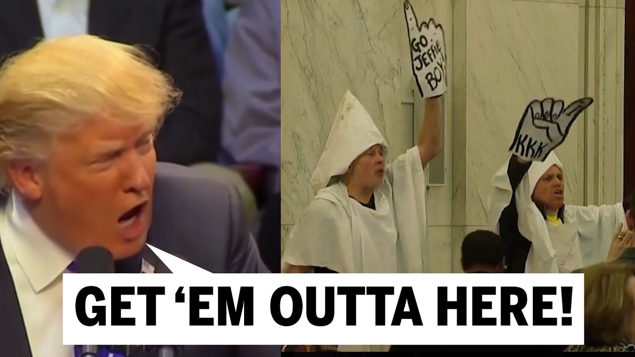 Compilation of Protesters Getting Kicked Out Of Sessions Hearing - YouTube
