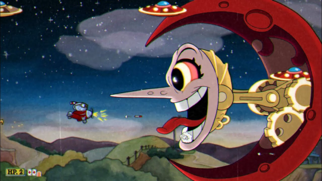Cuphead imposible moon boss - YouTube