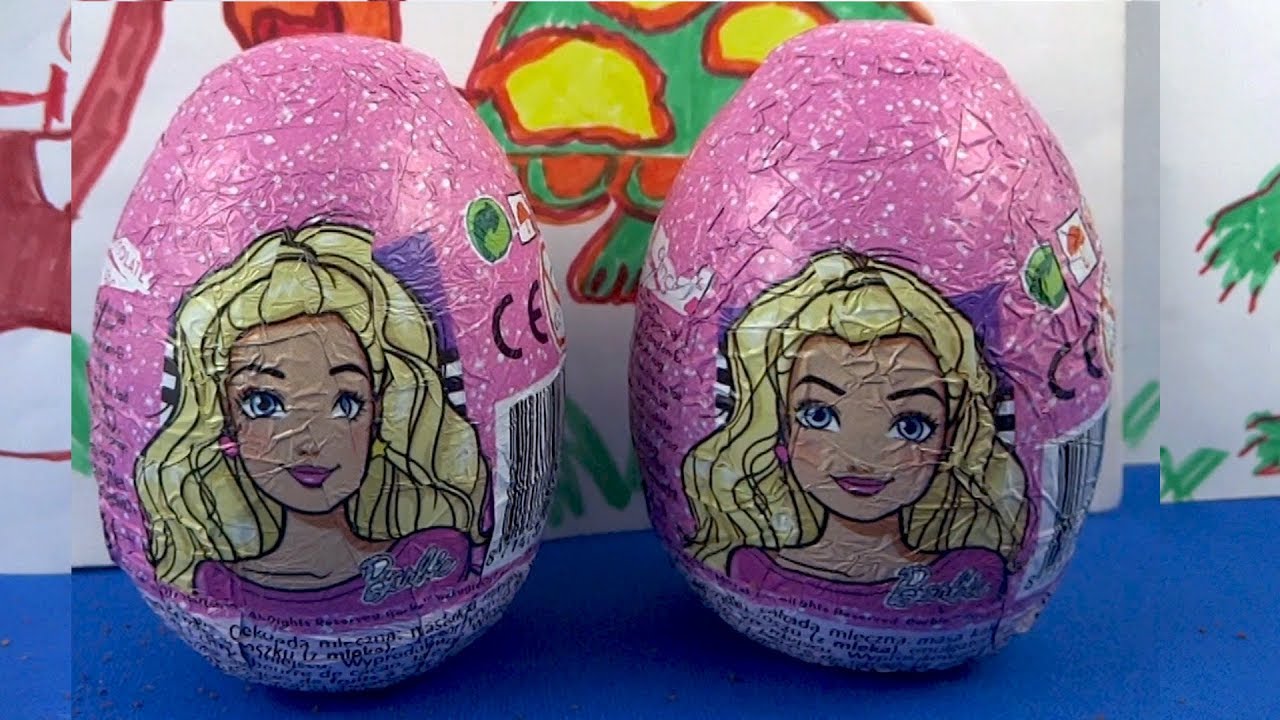 Barbie Surprise Eggs Opening Chocolate Eggs Barbie Toys #184 - YouTube
