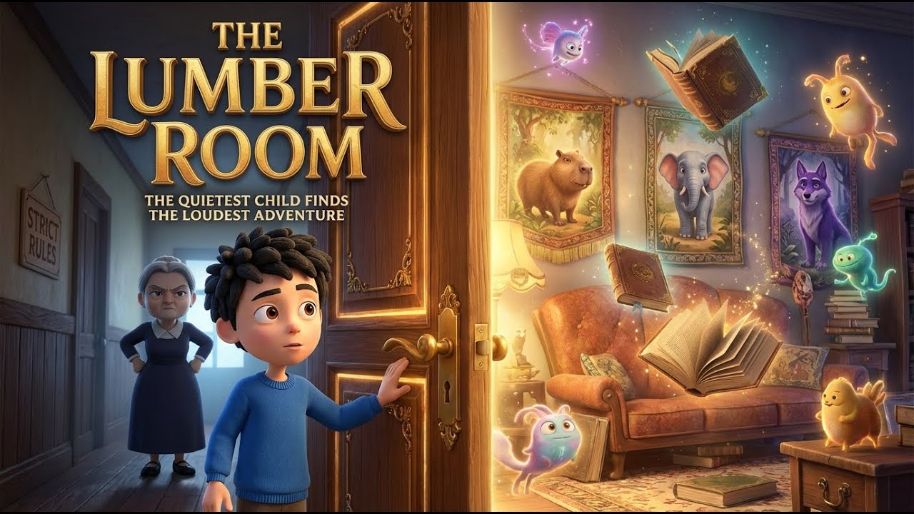 The lumber room story | English cartoon story | Animated cartoons ...