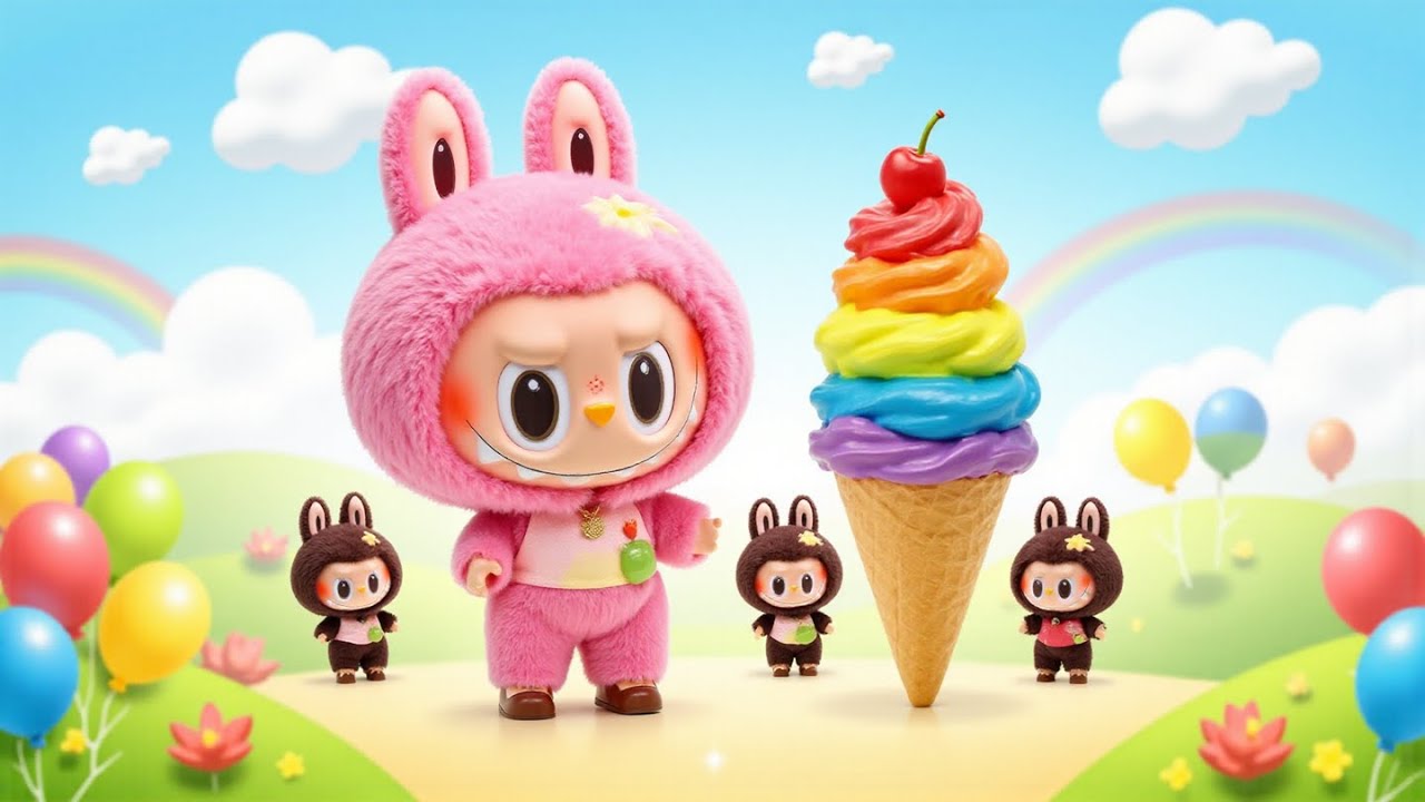 LABUBU SONG - LABUBU LOVE ICE CREAM #labubu - YouTube