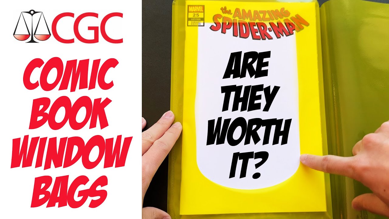 Review of CGC Comic Books Window Bags (Are They Worth It?) - YouTube