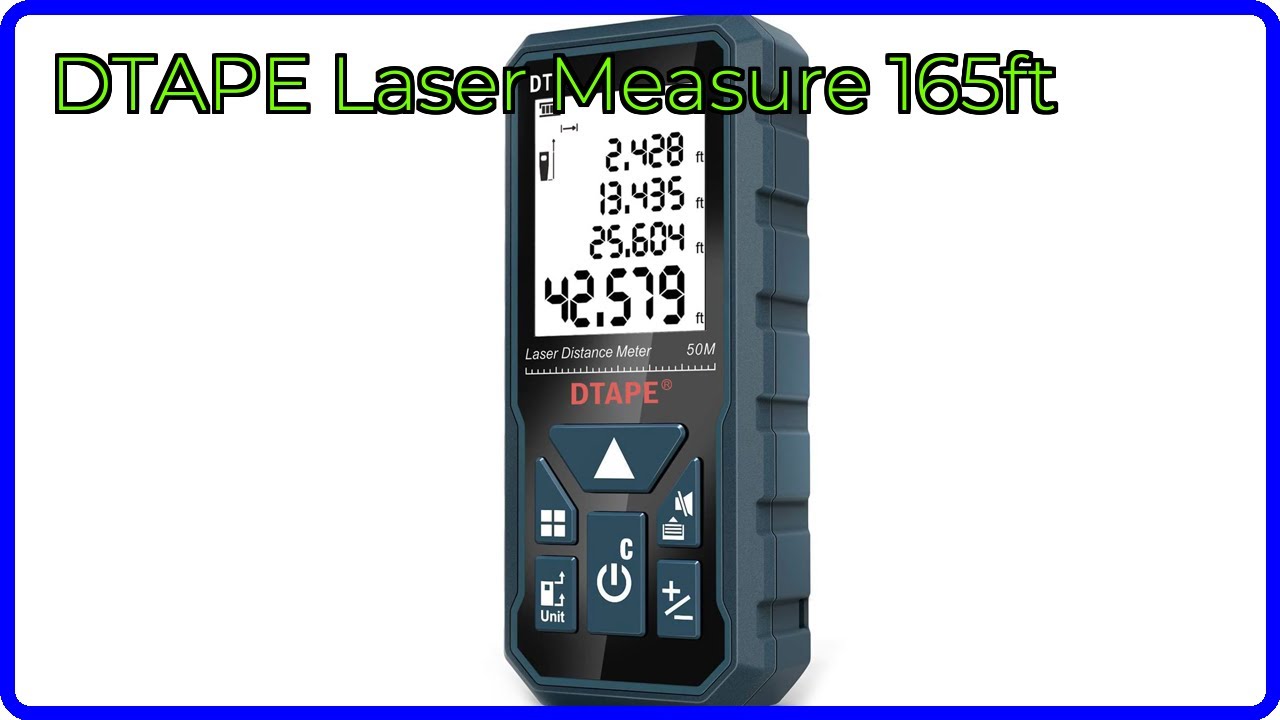REVIEW (2026): DTAPE Laser Measure 165ft. ESSENTIAL details. - YouTube