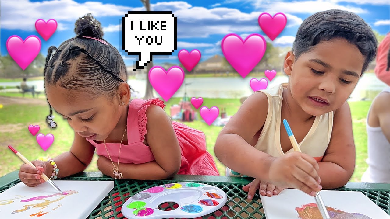 Londyn Finally Goes on play date with Zakyius .. - YouTube