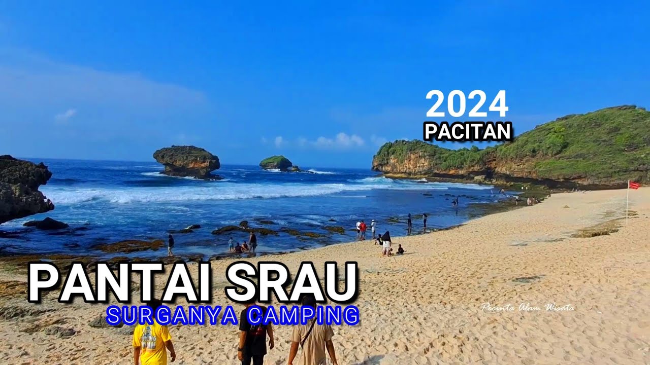 PANTAI SRAU PACITAN || Surganya Camping Ground - YouTube