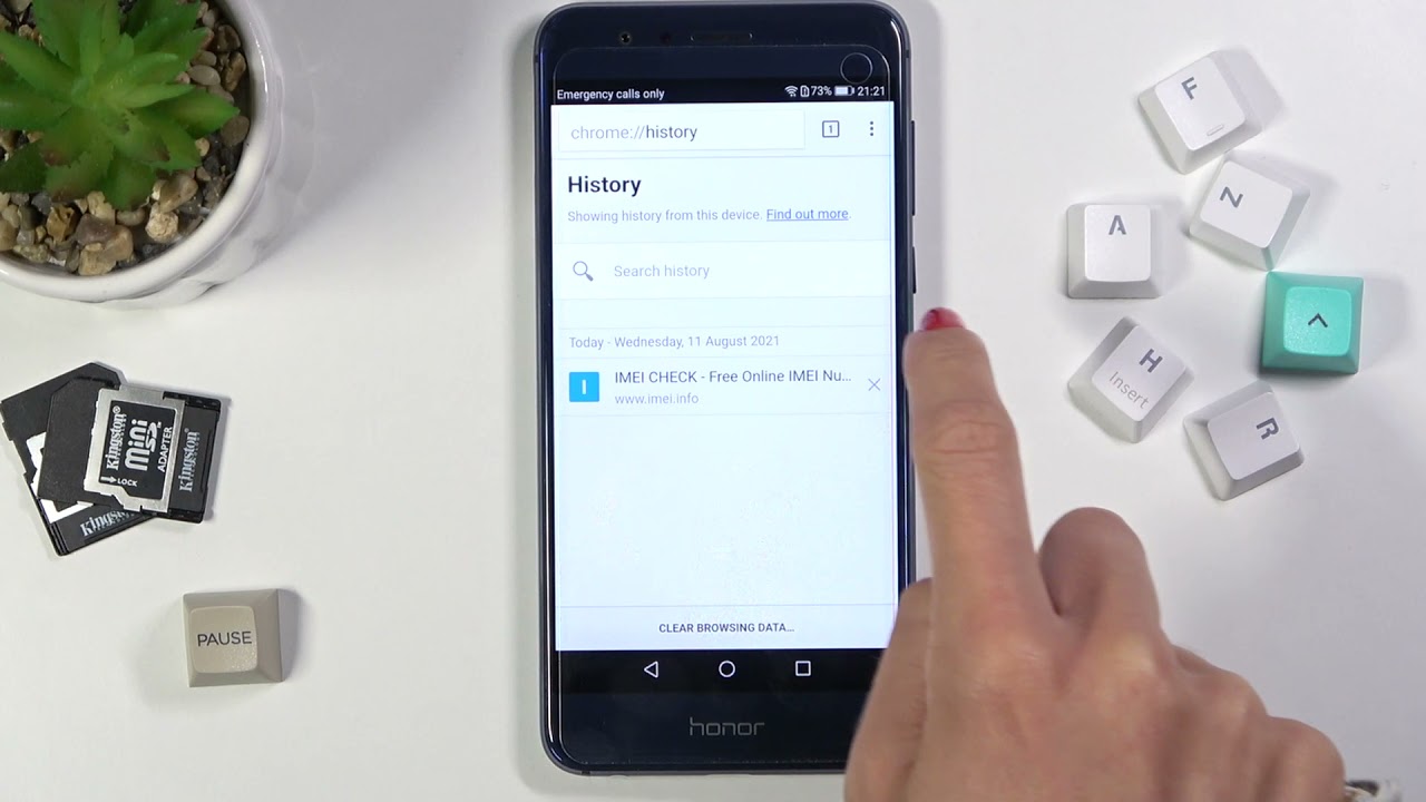 How to Clear Browser Data on HONOR 8 – Delete Browsing History / Remove ...