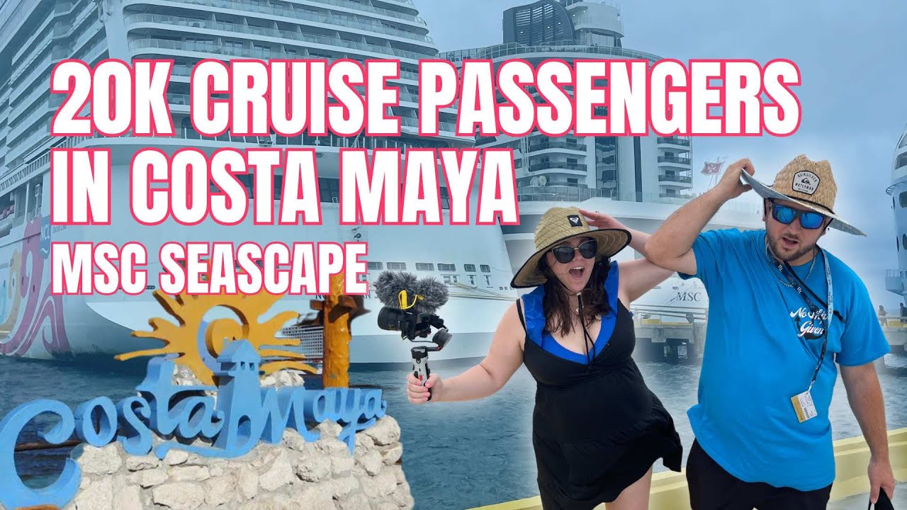 We Almost BLEW AWAY in Costa Maya - MSC Seascape Day 4 - YouTube