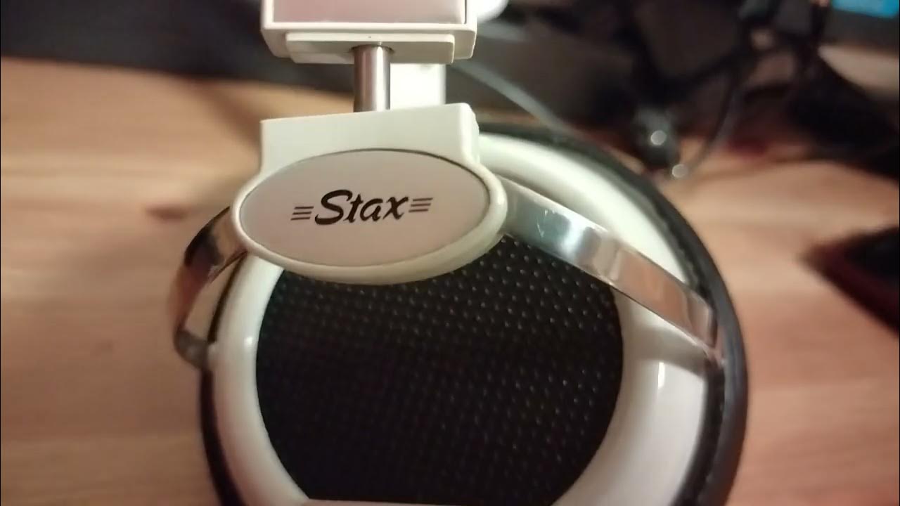 Stax SR-5 + SRD-6 Electrostatic Headphones - YouTube