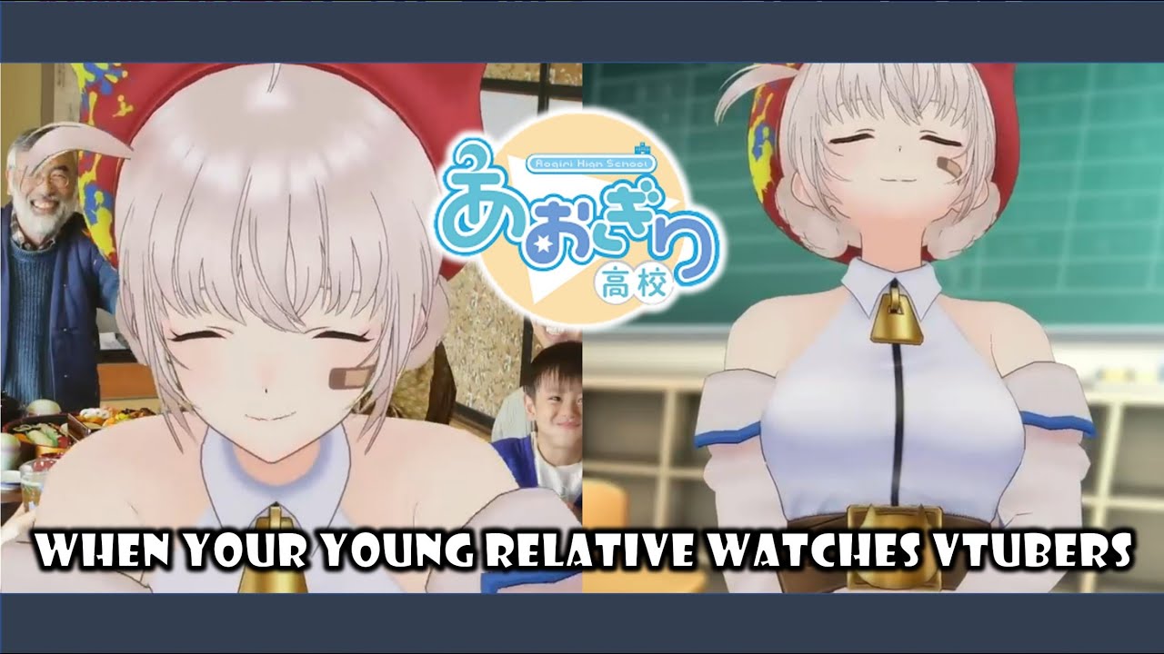 When Your Young Relative Watches Vtubers 【oshiro Mashiro | Aogiri High School Shorts Eng Sub