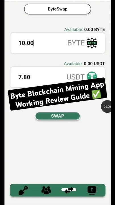 Byte Blockchain Mining App Working Review Guide || Byte Blockchain Real or Fake #byteblockchain ...