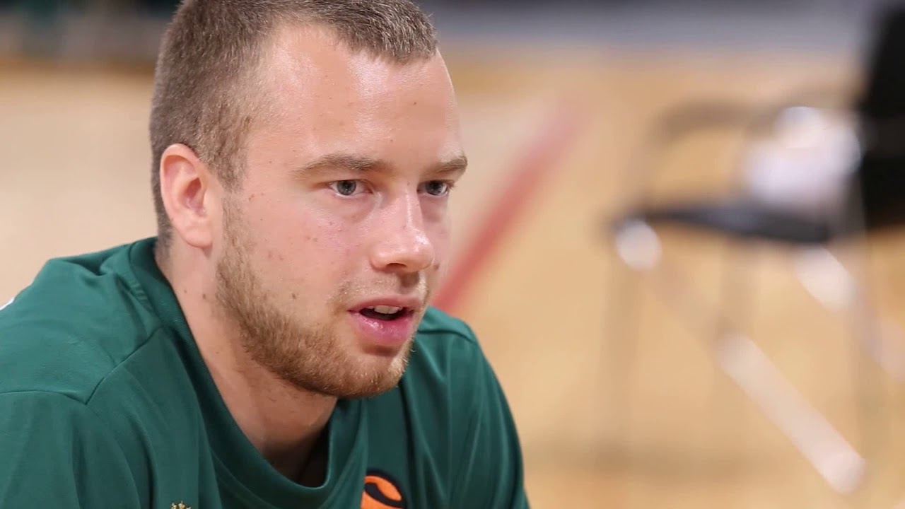 Lukas Lekavicius on Eurohoops TV - YouTube